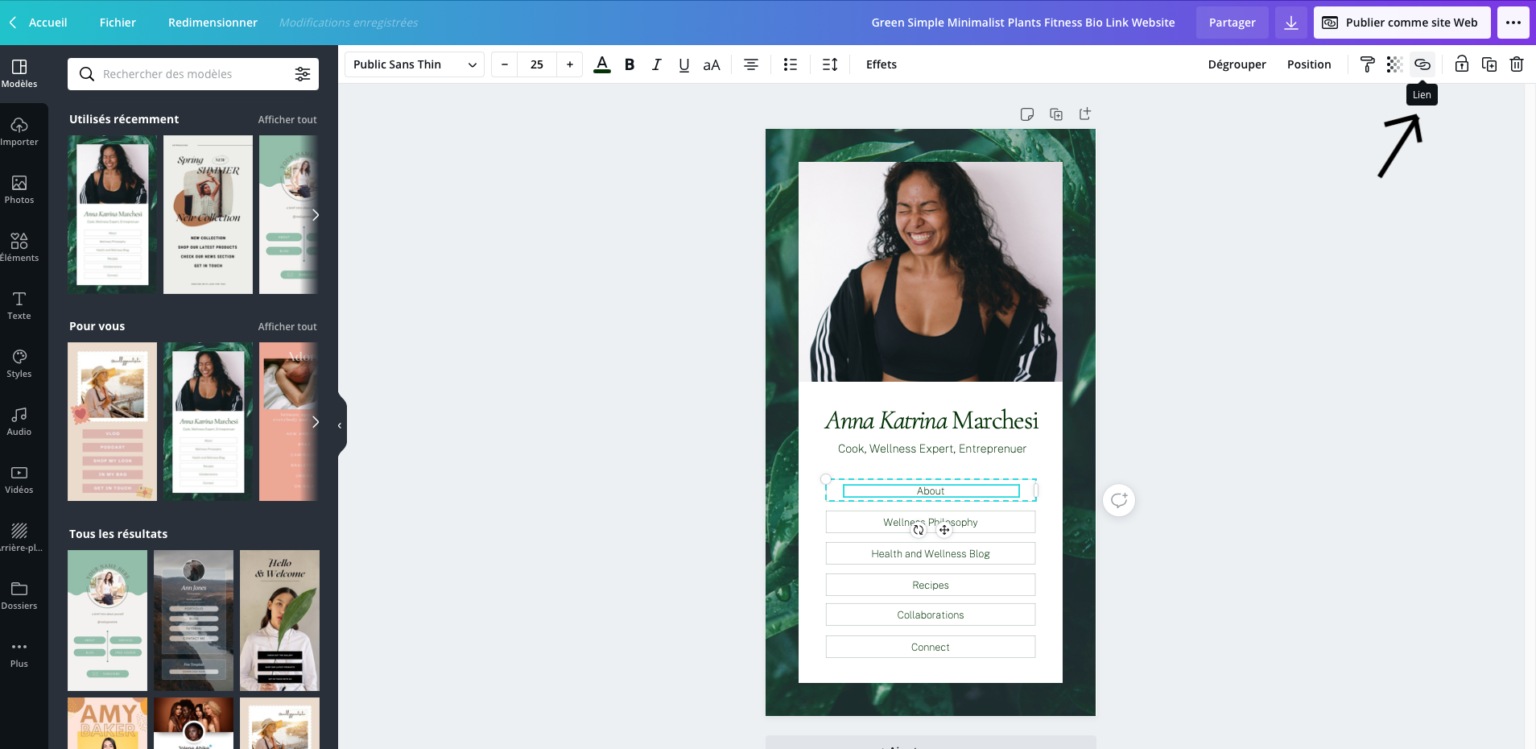 Comment créer un Linktree pour sa bio Instagram grâce à Canva ? - Les delices de cath