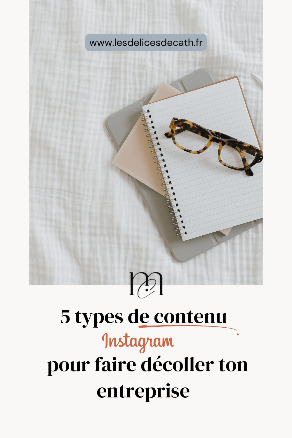 5 types de contenu Instagram pour faire décoller ton entreprise ! - Les ...
