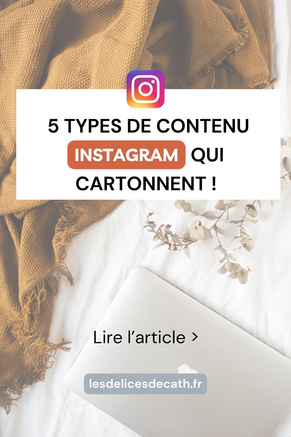 5 types de contenu Instagram pour faire décoller ton entreprise ! - Les ...